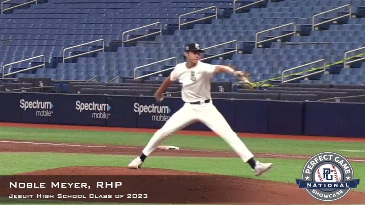 2023 MLB Draft Profile: Noble Meyer (RHP) - Sox Machine